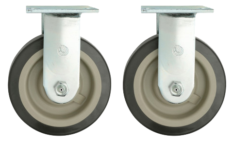 Metro 6in Rear Rigid and 8in Semi-Pneumatic Caster Upgrade | BioPharm World