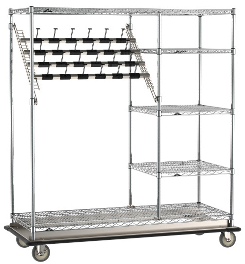 Metro Super Erecta Combination Style Wire Catheter Procedure Cart ...