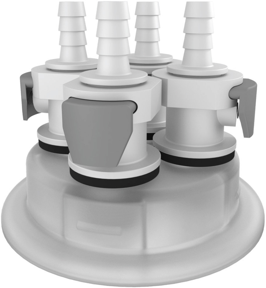 Foxx Life Sciences 83B VersaCap Hose Barb Adapter with Quick Connect ...