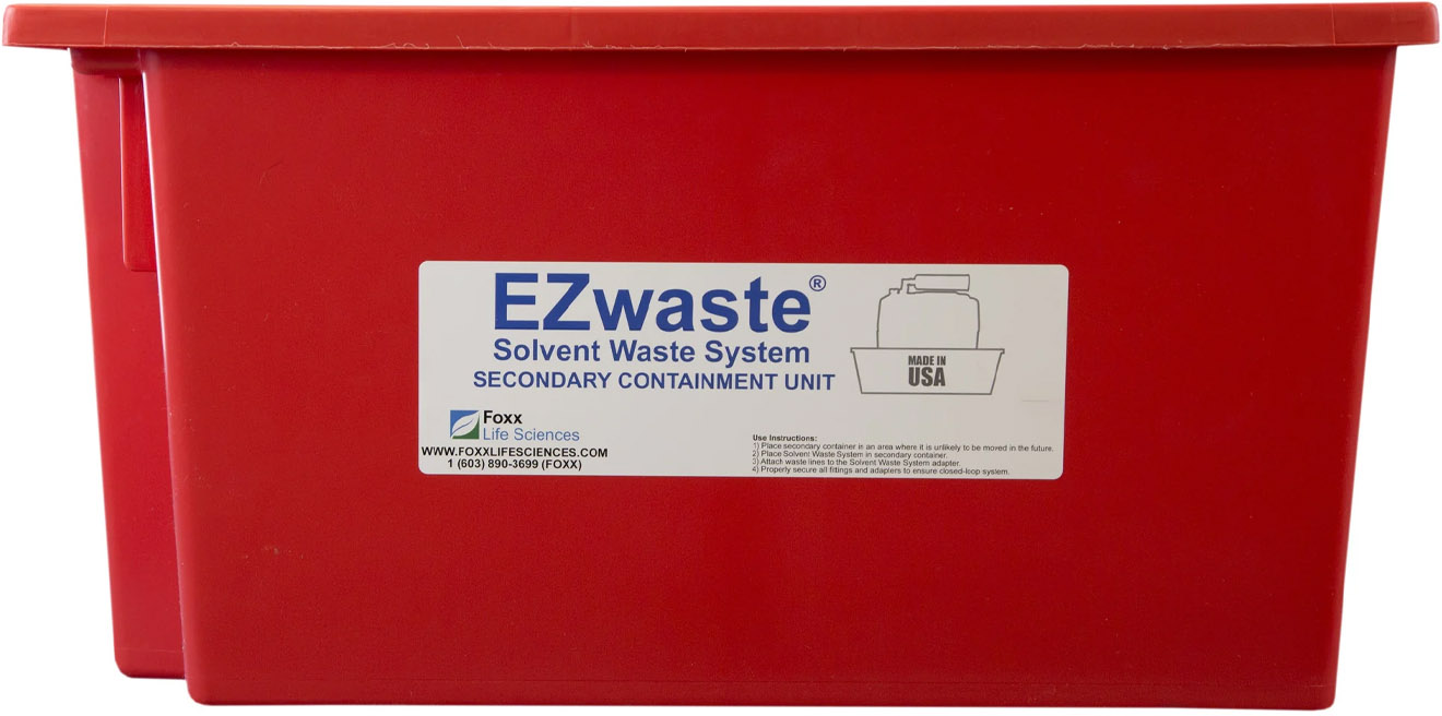 Foxx Life Sciences EZwaste Safety Tray Secondary Container | BioPharm World