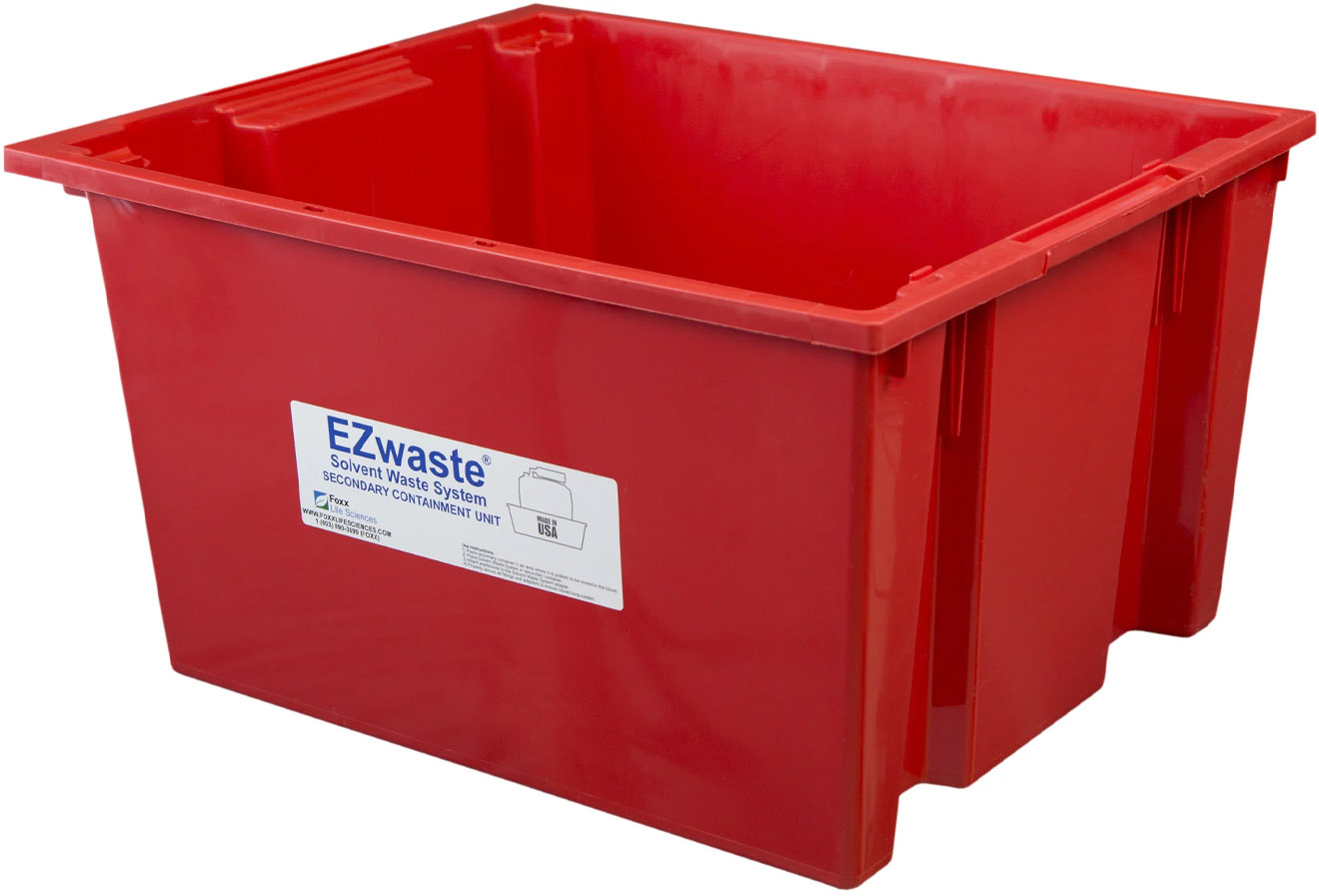 Foxx Life Sciences EZwaste Safety Tray Secondary Container | BioPharm World