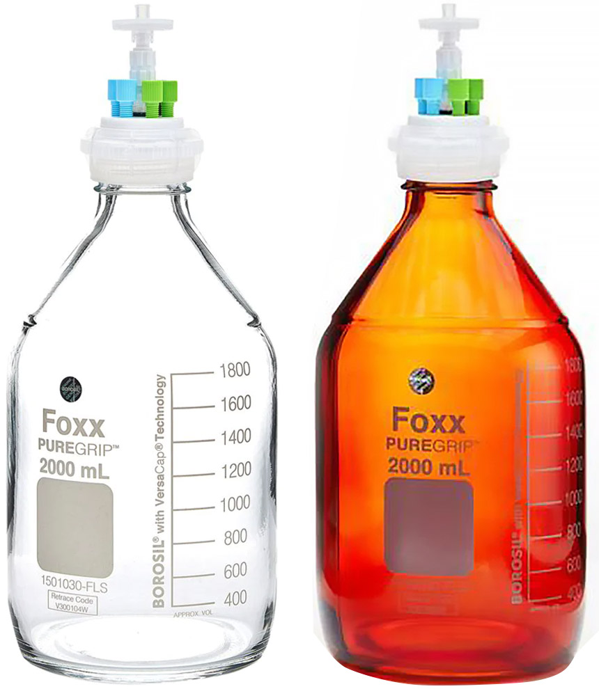 Foxx Life Sciences HPLC Solvent Reservoir Bottle Assembly | Media ...