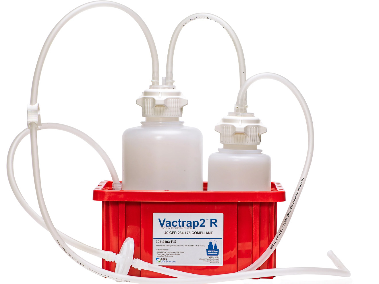 Foxx Life Sciences Vactrap2 Round Vacuum Trap System | Media Bottles ...