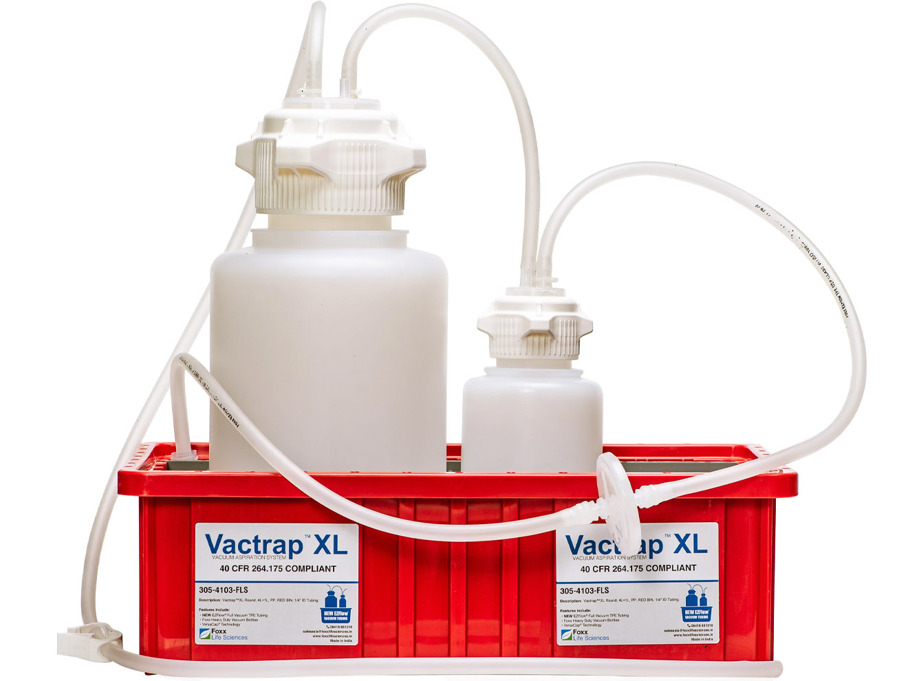 Foxx Life Sciences Vactrap2 Round Vacuum Trap System | Media Bottles ...