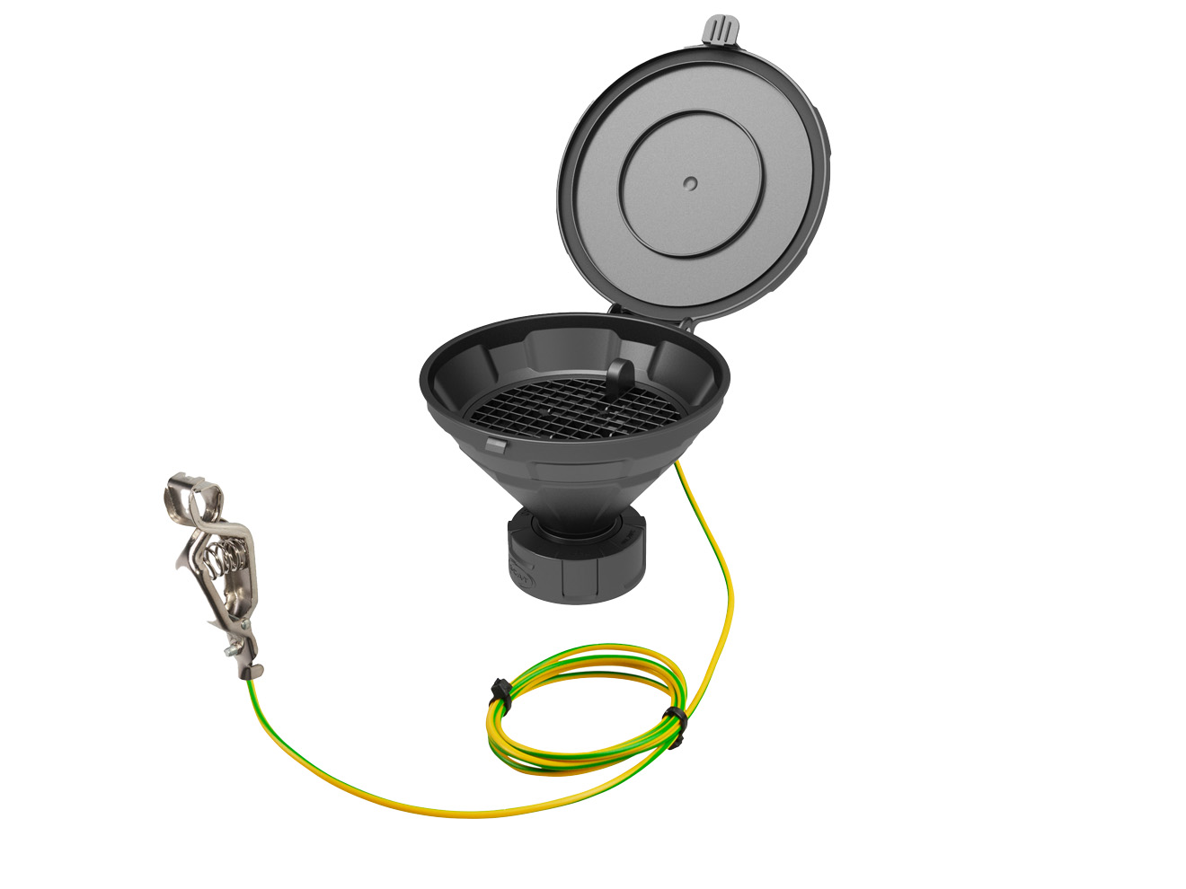 SCAT Lab Safety S60/61 MARCO Safety Funnel with Hinged Lid | Funnels ...