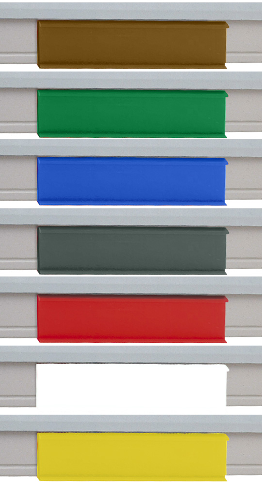 Metro 6in Color Shelf Markers for Super Erecta Pro and MetroMax ...