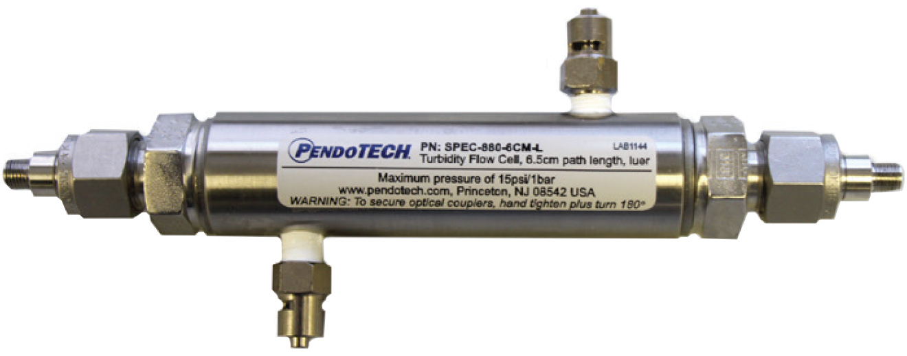 PendoTECH Turbidity and Absorbance Flow Cells | Turbidity Meters ...