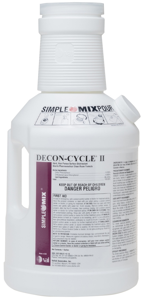 VAI DECON-CYCLE II Disinfectant | Cleanroom Disinfectant | BioPharm World