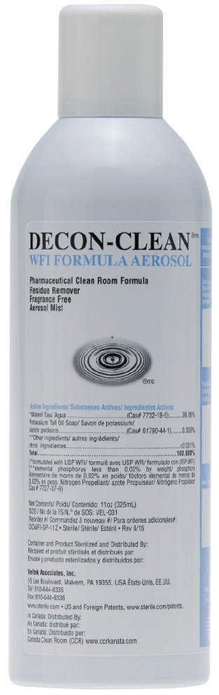 VAI DECON-CLEAN Residue Remover | Cleanroom Residue Remover | BioPharm ...