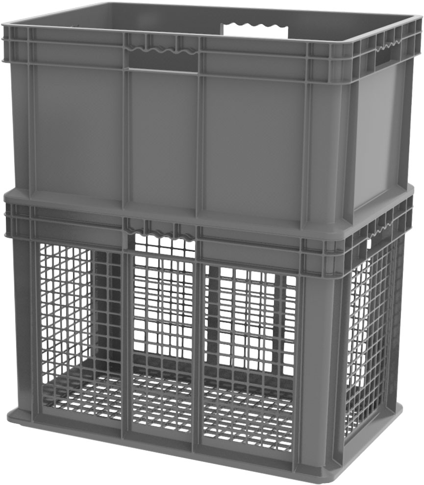 Akro-Mils Straight Wall Container | Plastic Storage Bins | BioPharm World