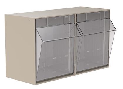 Akro-Mils TiltView Storage Bins | Plastic Storage Bins | BioPharm World