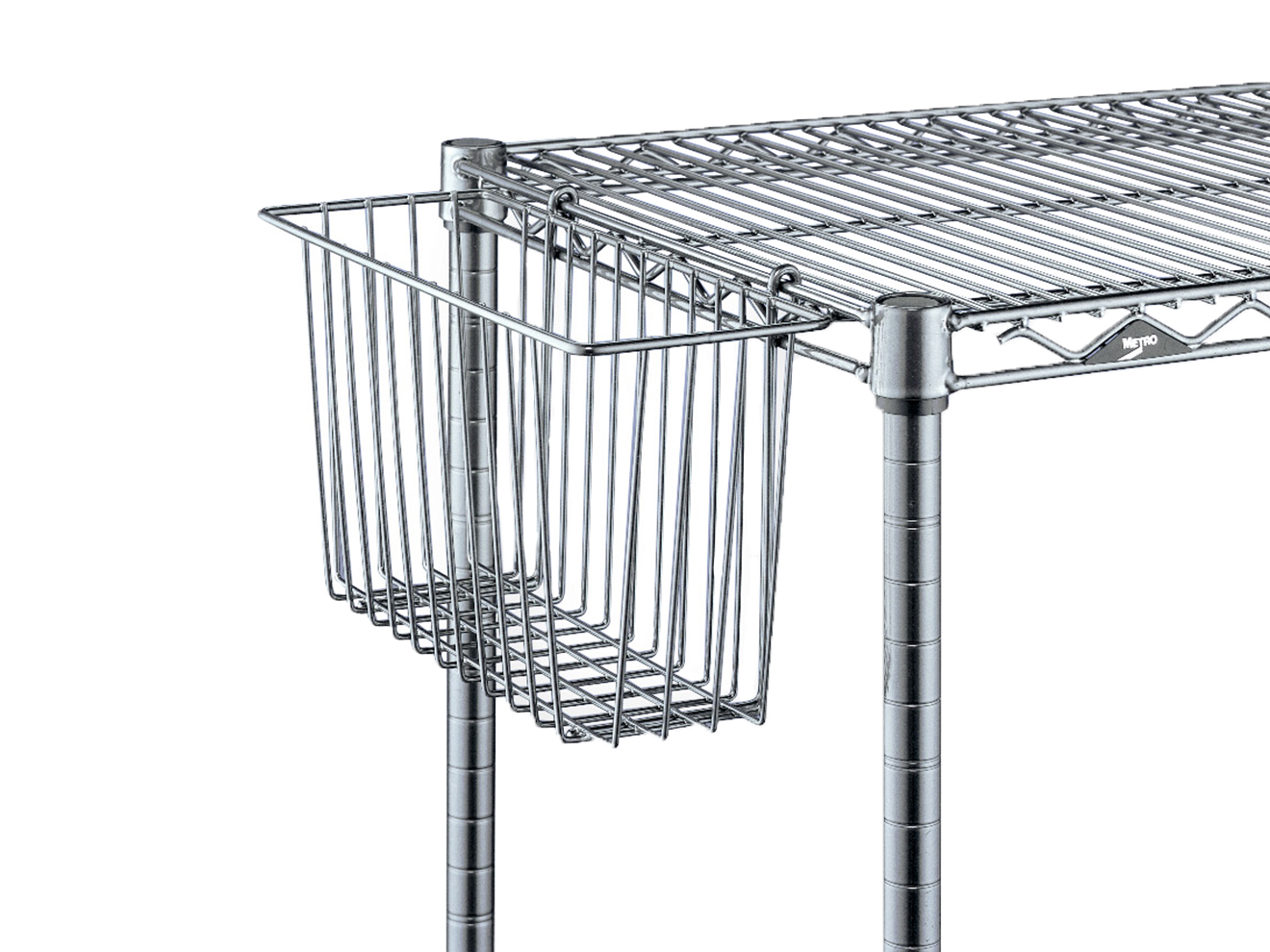 Metro Super Erecta and SmartWall Wire Shelving Storage Basket ...