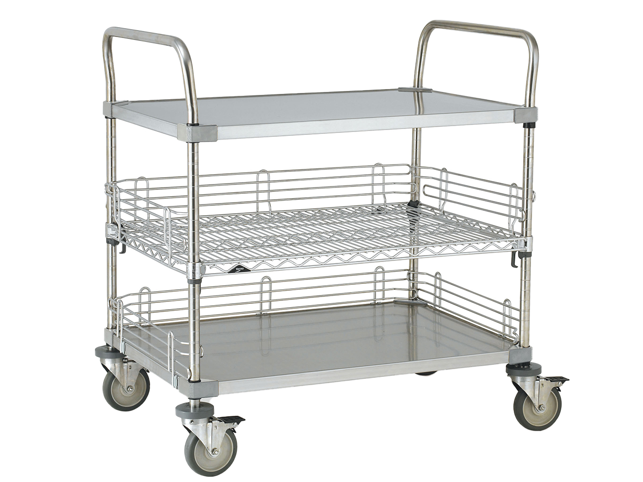 Metro Super Erecta CASE-OL36 Low Profile Open Case Cart | Carts ...