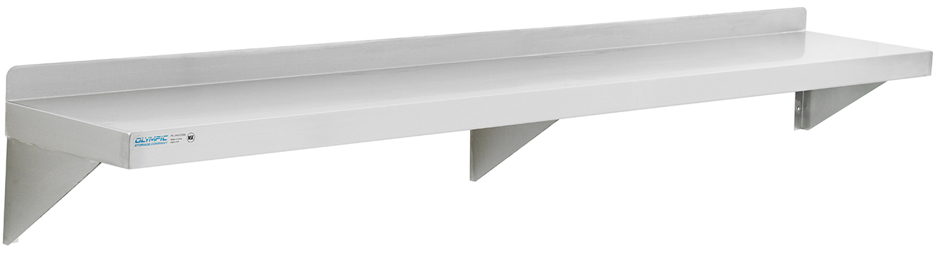 Olympic Stainless Steel Solid Wall Shelf | Shelving | BioPharm World