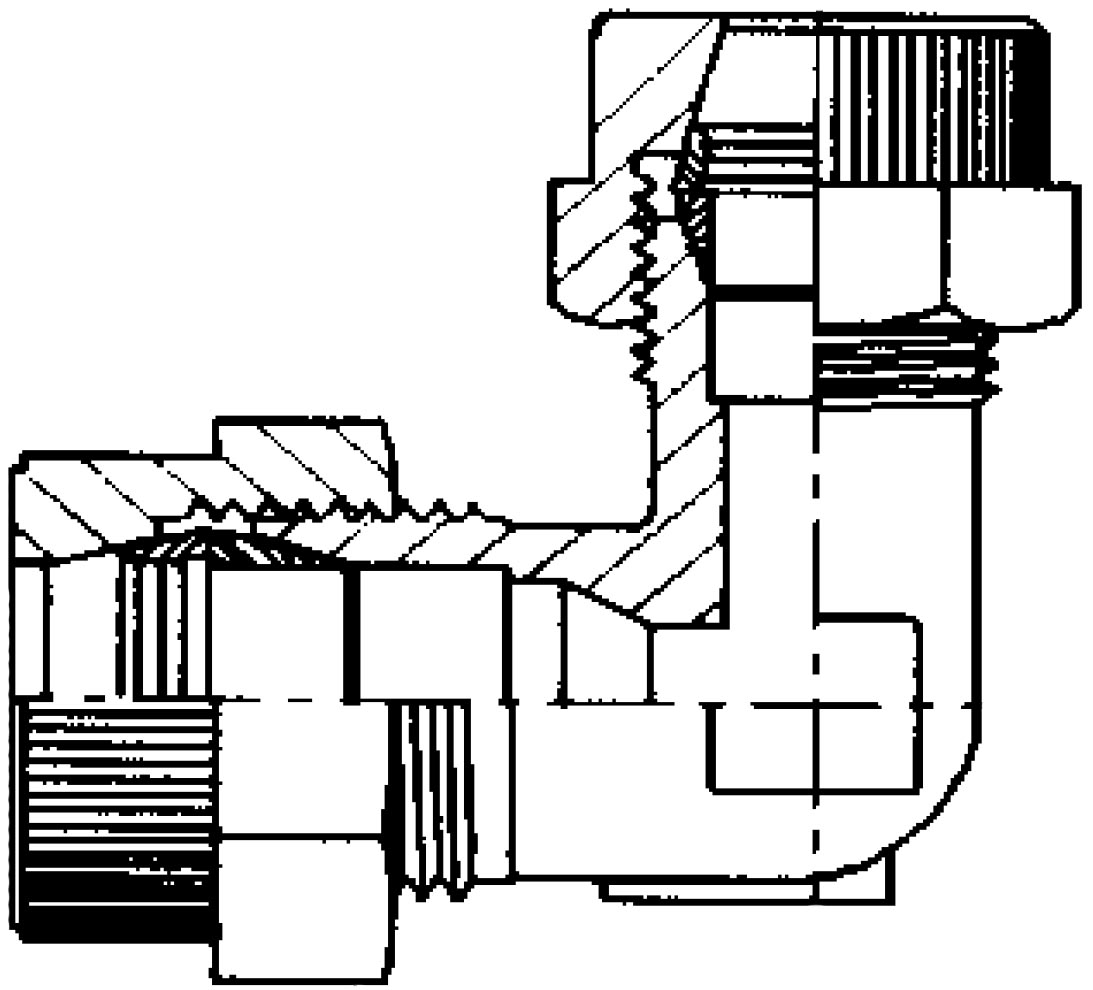 Saint-Gobain PharmaFluor Union Elbow Reducer Fitting | Sanitary ...
