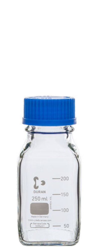 SCAT Lab Safety Duran Square Laboratory Bottle | Media Bottles ...