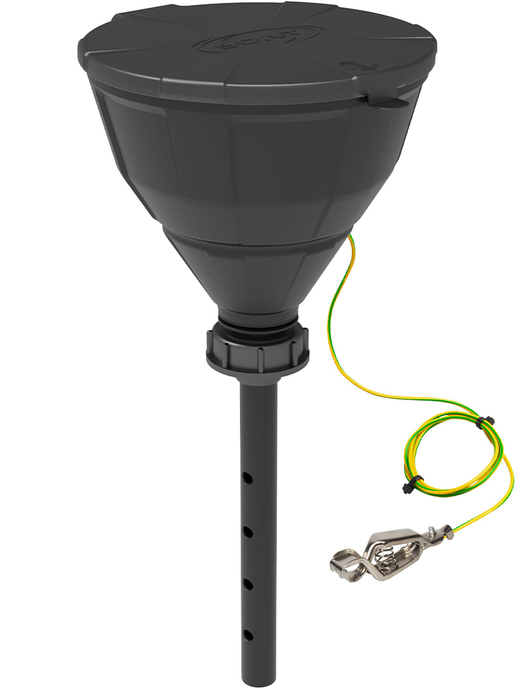 SCAT Lab Safety S55 ARNOLD Safety Funnel with Ball Valve | Funnels ...
