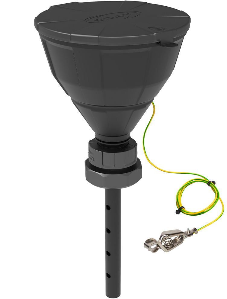 SCAT Lab Safety S70/71 ARNOLD Safety Funnel with Ball Valve | Funnels ...